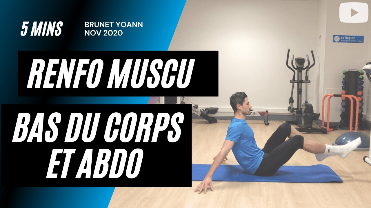 Renforcement musculaire bas du corps et Abdo en 5' - Exercice Santé à ...